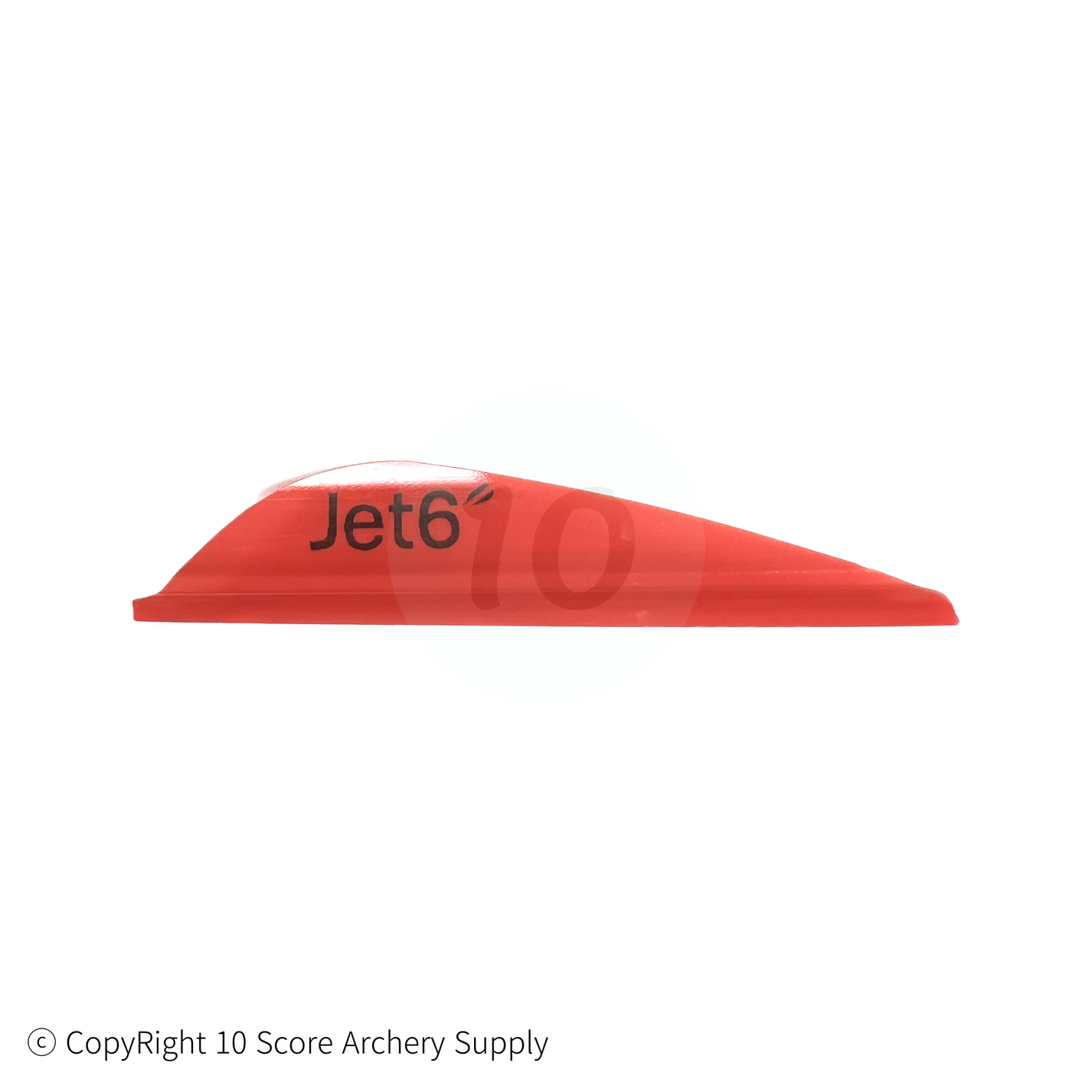 Jet6 Spin Vane (Red) – 10 Score Archery Supply