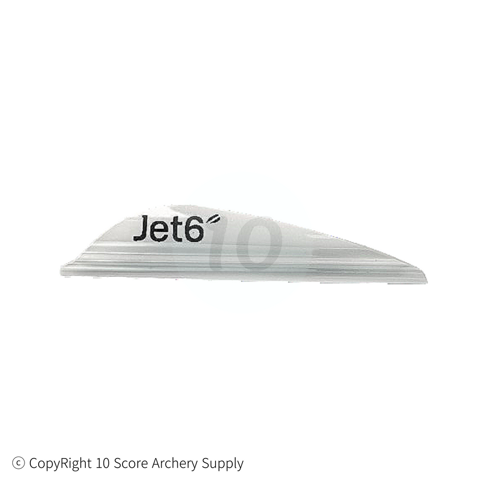 Jet6 Original Vane (White) – 10 Score Archery Supply